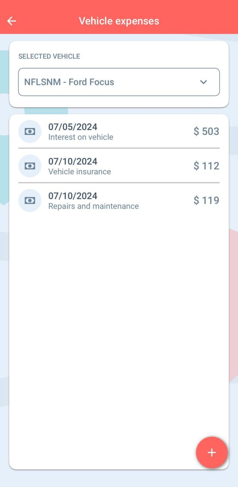 Vehicle Expenses in the MileageWise Mobile App - MileageWise